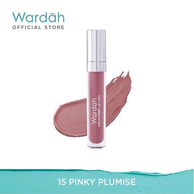 Jual Wardah Exclusive Matte Lip Cream - 15 Pinky Plumise di Seller Halo ...