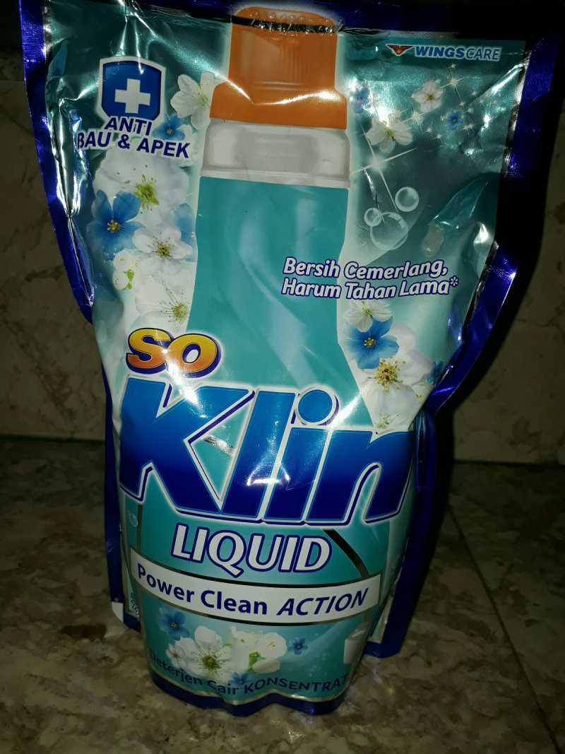 Promo Soklin Liquid Anti Bacterial Pouch Deterjen Cair [kemasan Karton ...