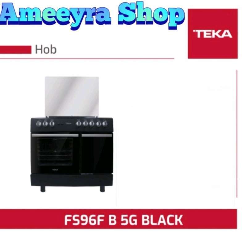 Promo Teka Freestanding Cooker FS96 FB 5G Black Free Ongkir Area ...