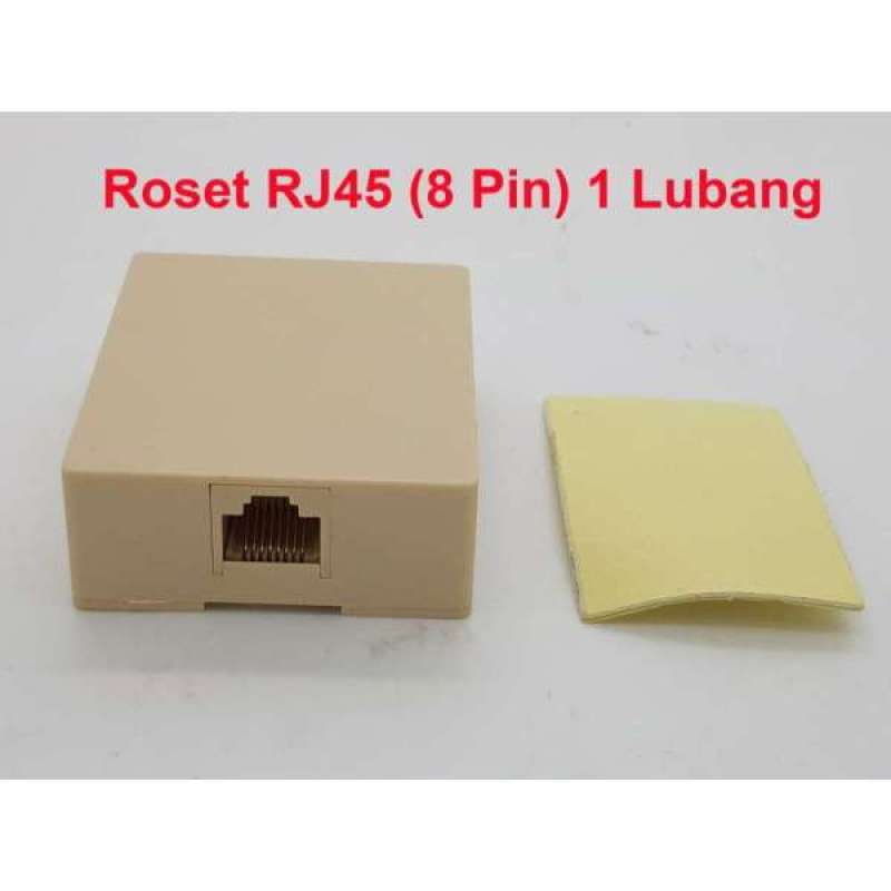 Promo Roset RJ45 ( 8 Pin ) 1 Lubang Diskon 21% di Seller Florens ...
