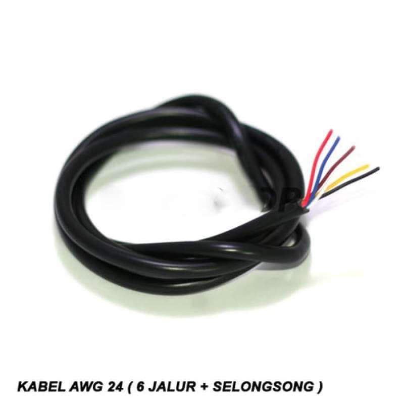 Jual Kabel AWG 24 ( 6 Jalur ) + Selongsong @ 1 Meter - Merah, Putih ...
