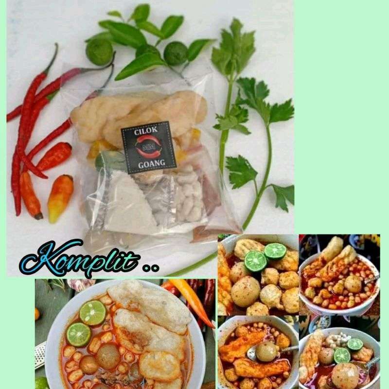 Promo Cilok Goang Komplit Tulang Ranggu Baso Aci Diskon 9% di Seller Al ...