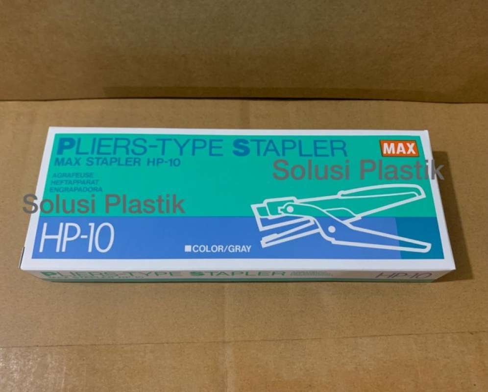 Promo Max stapler HP-10 - Plier type stapler - stapler model tang ...