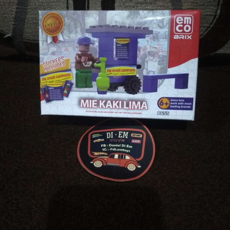 Jual EMCO BRIX LEGO MIE KAKI LIMA mainan anak bongkar pasang di Seller ...