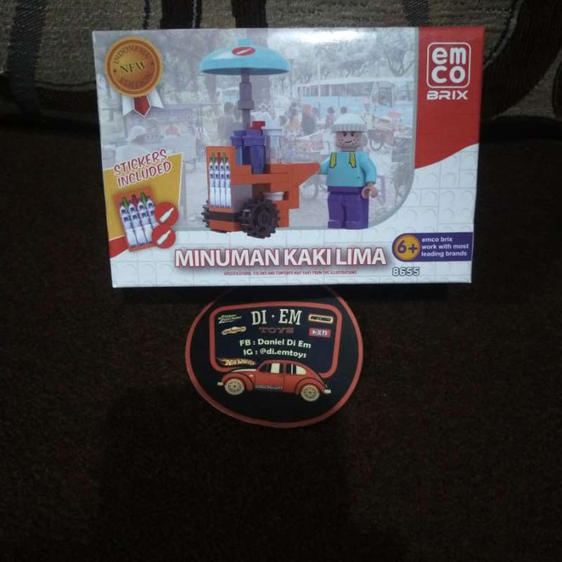 Jual EMCO BRIX LEGO MINUMAN KAKI LIMA mainan anak bongkar pasang di ...