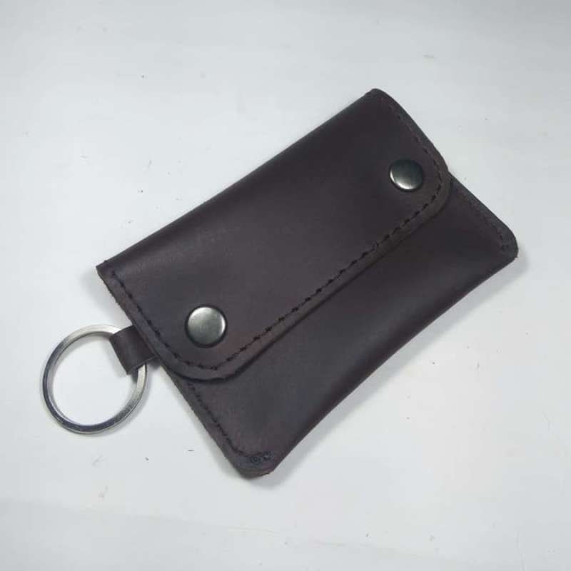 Jual dompet stnk model kancing dua jahit keliling kulit asli warna ...