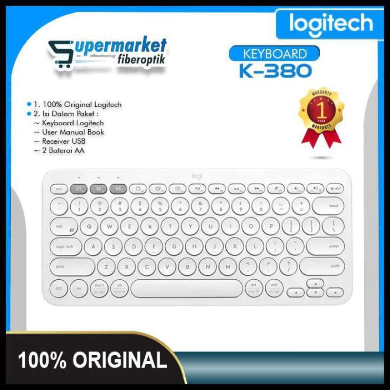 Jual Logitech K380 Multi-Device Bluetooth Keyboard Logitech Laptop Pc ...