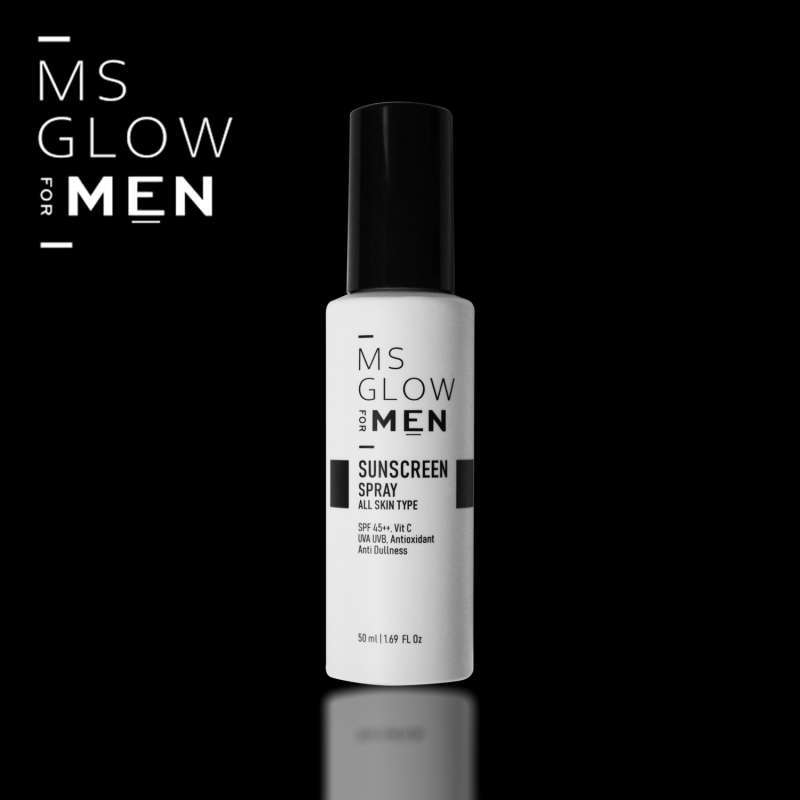 Promo Ms Glow For Men Sunscreen Spray Untuk Melindungi Wajah Dari Sinar ...