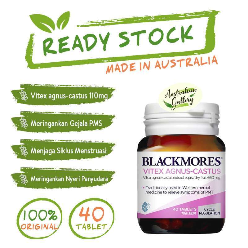 Jual Blackmores Vitex Angus Castus 40 Tablets di Seller AUSTRALIAN ...