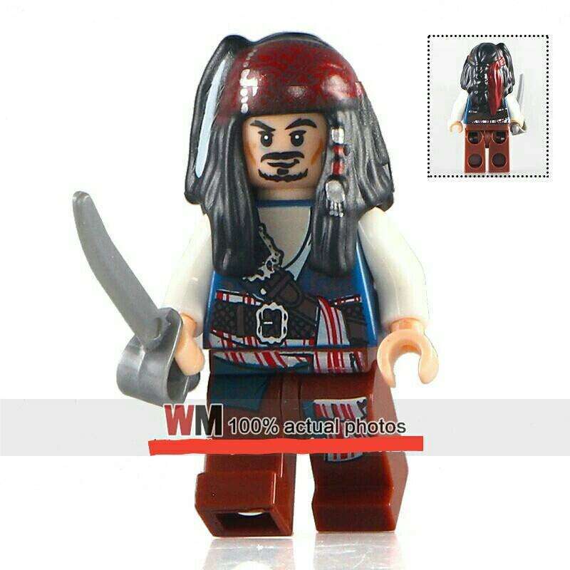 Jual Jack Sparrow PG1000 Pirates of the Caribbean Brick Minifigure di ...