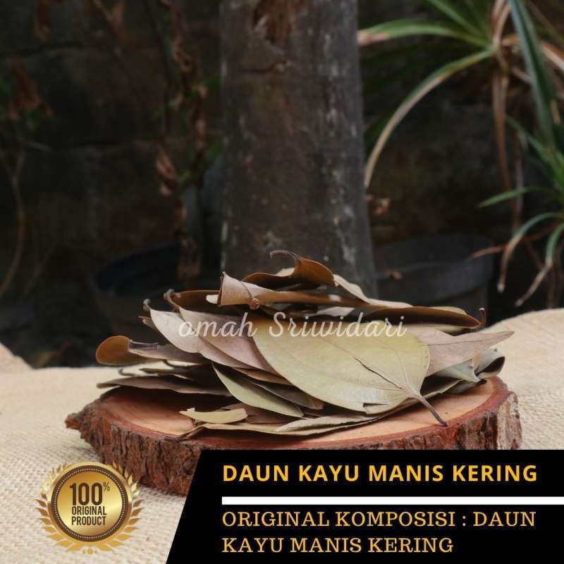Jual Daun kayu manis kering- Cinnamomun burmanii 250 gram ORIGINAL ...