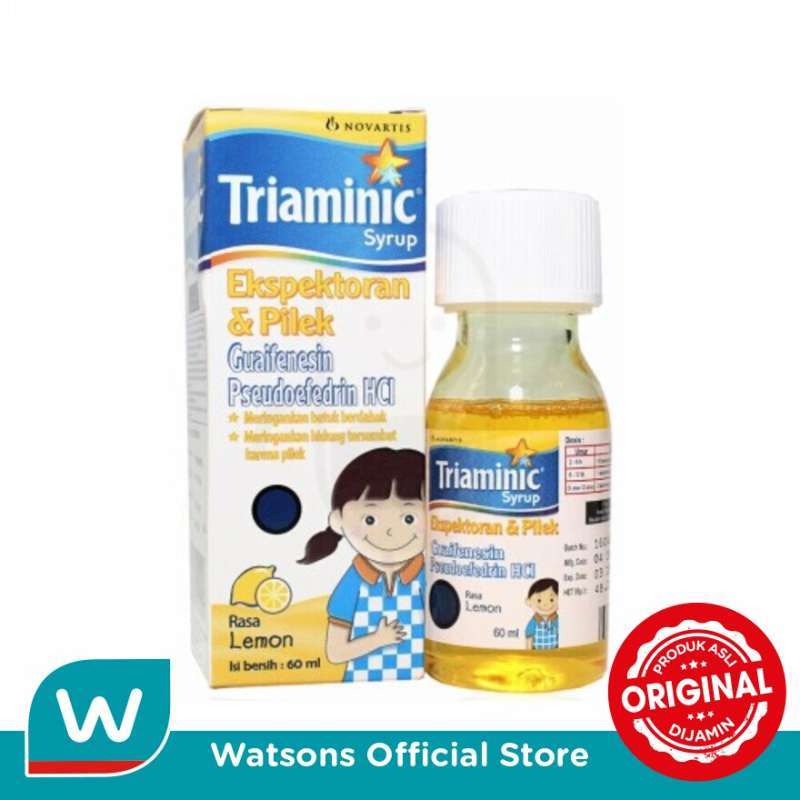 Jual TRIAMINIC Expectorant 60ml di Seller WATSONS Official Store ...