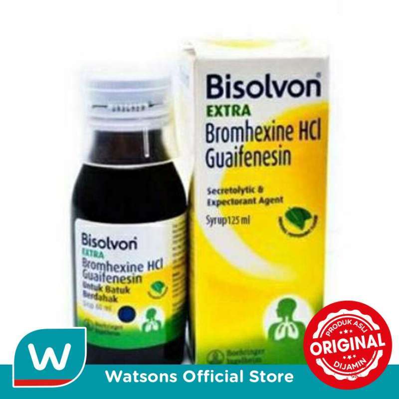 Jual Bisolvon Extra Syrup 125ml Di Seller Watsons Official Store ... Jual Bisolvon Extra Syrup 125ml Di Seller Watsons Official Store ...