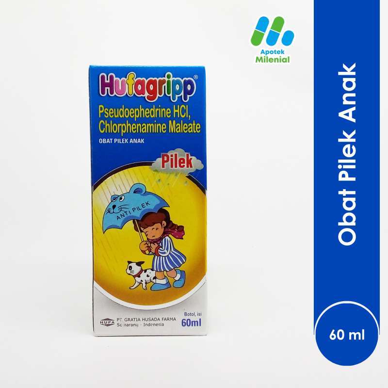 Jual HUFAGRIPP PILEK 60 ML OBAT PILEK ANAK KEMASAN BIRU di Seller ...