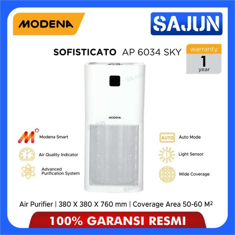 Jual Modena Air Purifier SOFISTICATO AP6034SKY Smart App Control 60 m2 ...