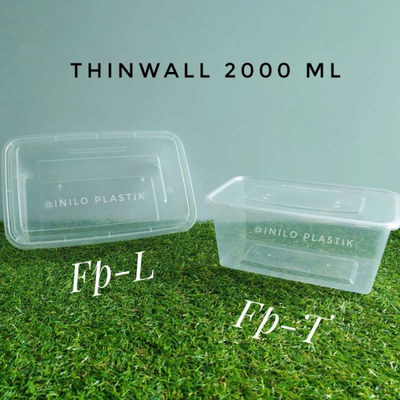 Jual @25pcs thinwall 2000 ml kotak makan plastik - Tempat makan plastik ... Jual @25pcs thinwall 2000 ml kotak makan plastik - Tempat makan plastik ...