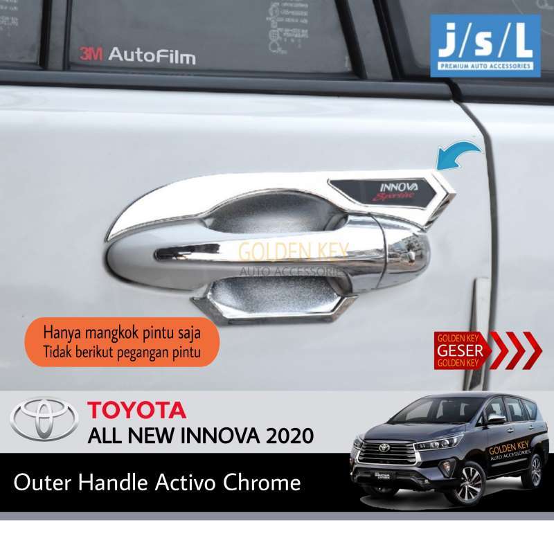 Jual JSL Outer Handle All New Innova 2020 Mangkok Pintu Activo Chrome di Seller GOLDEN KEY ACC ...