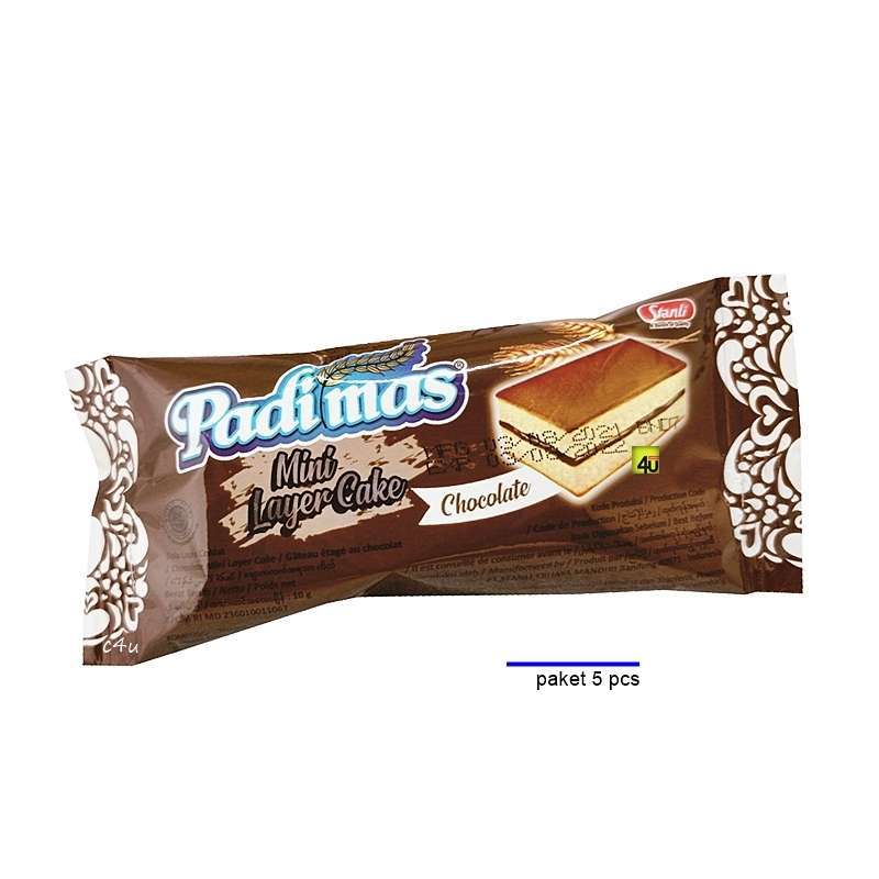 Jual Padi Mas - Mini Layer COKELAT Cake 10g - PAKET 5 pcs di Seller ...