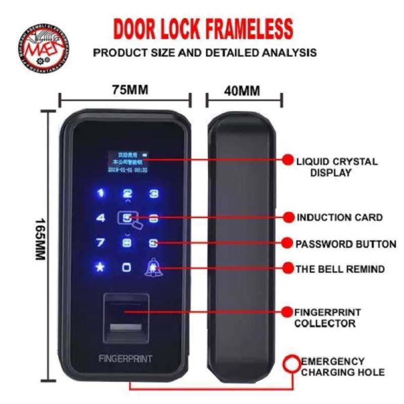 Jual Pintu Kantor Finger Original Harga Termurah Februari 2024 | Blibli