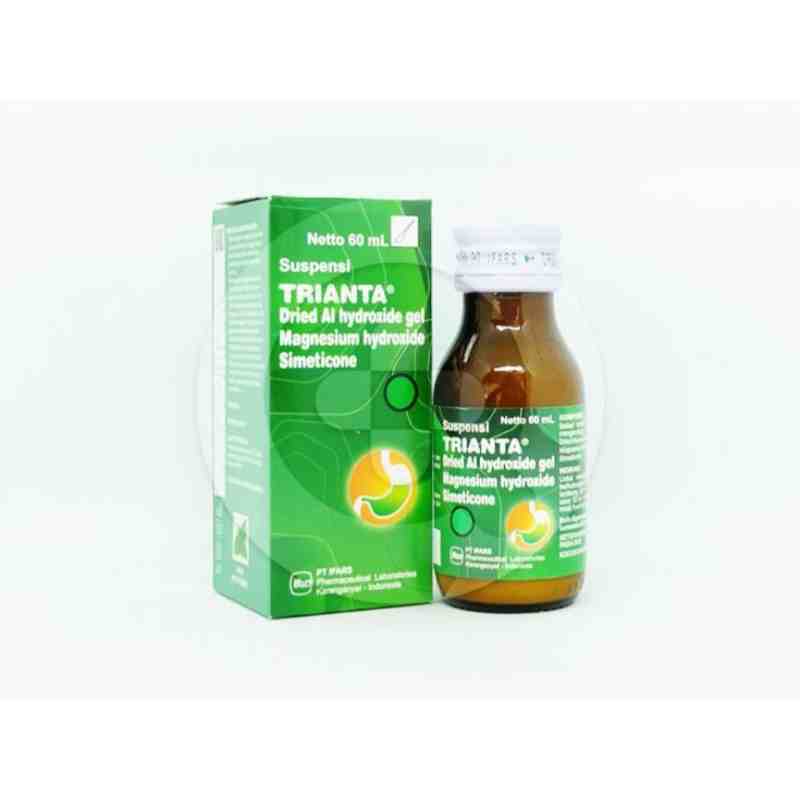 Jual TRIANTA SUSPENSI IFARS 60 ML MAGNESIUM HYDROXIDE SIMETICONE OBAT ...