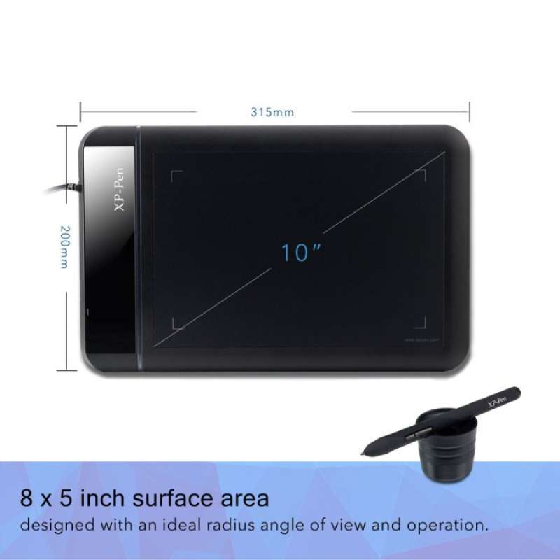 Jual Tablet Smart Graphics Drawing Pen Tablet Rainbow Series Star 01 di ...