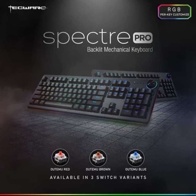 Jual Tecware Spectre Pro Rgb 104 Mechanical Keyboard - Blue Switch Di ...