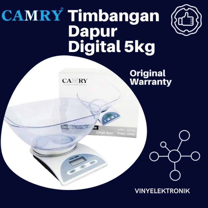 Jual Camry Ek-3250 Elektrik Biru Timbangan Kue [5 Kg] Di Seller ...