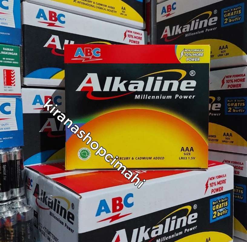 Jual batre alkaline AAA isi 24 pcs / batu baterai alkalin a3 box kecil ...