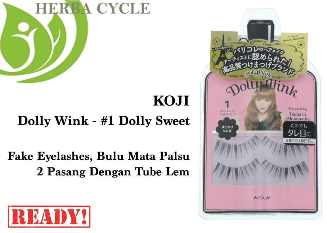 Jual KOJI Dolly Wink 1 Dolly Sweet 2 Pairs Bulu Mata Palsu ORI Jepang ...