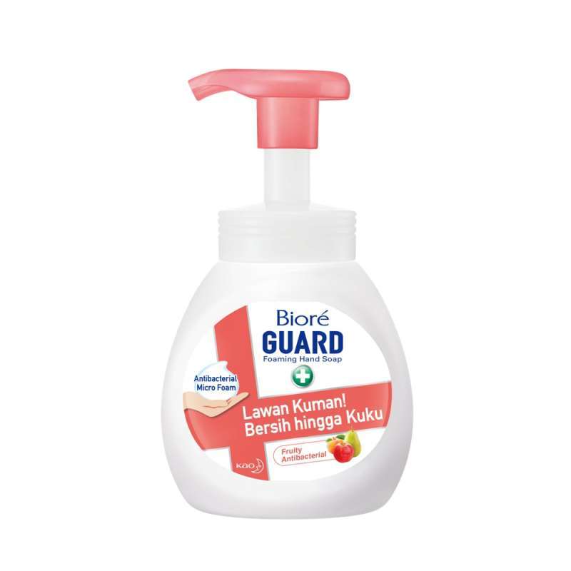 Jual Biore Guard Pump Merah Foaming Hand Soap Fruity Antibacterial Cuci ...