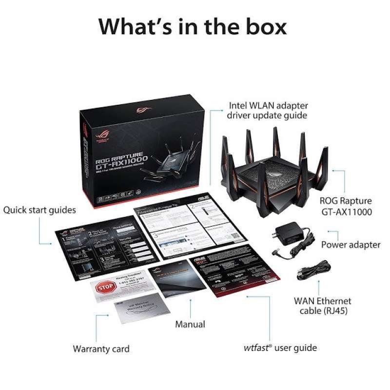 Promo ASUS ROG Rapture GT-AC5300 Tri-Band Gigabit WiFi Gaming Router ...