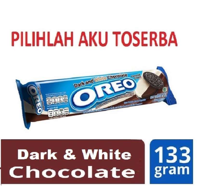 Jual Biskuit OREO sandwich DARK & WHITE CHOCOLATE Roll 133 gr - ( HARGA ...