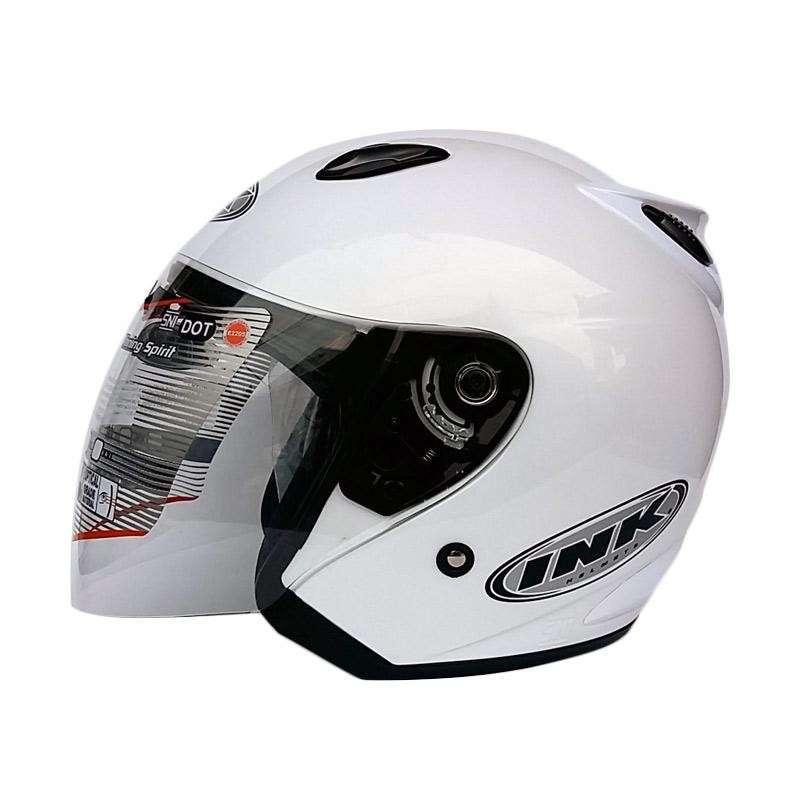 Jual HELM INK CENTRO PUTIH WHITE HELM INK HALF FACE ORIGINAL di Seller ...