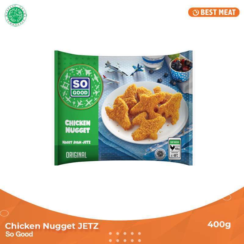 Jual So Good Chicken Nugget Jetz 400 Gr Di Seller Best Meat Tasikmalaya ...