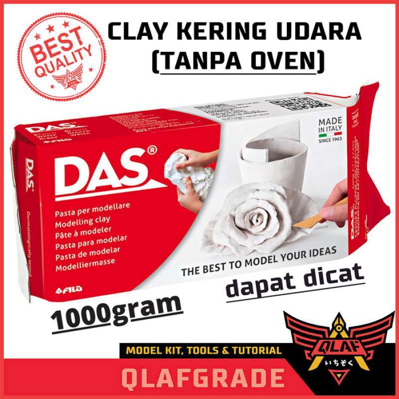 Jual Das Modelling Clay 1000 Air Drying Made In Italy Custom Model Kit ...
