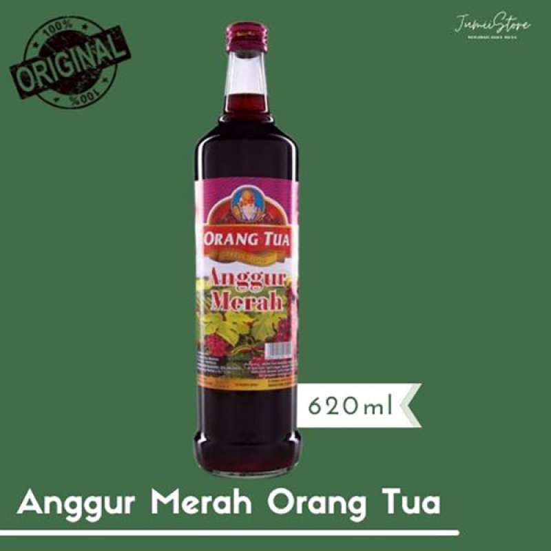 Jual Anggur Merah Orangtua Minuman Alkohol 620ml | MINUMAN TRADISION ...