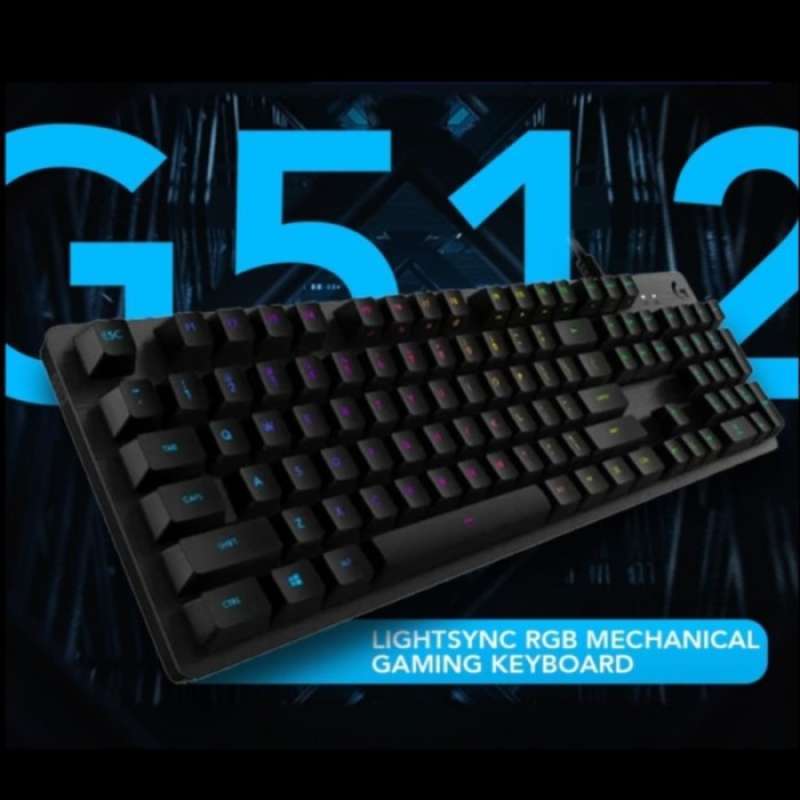 Jual Logitech G512 Carbon RGB GX Mechanical Keyboard - Biru di Seller ...