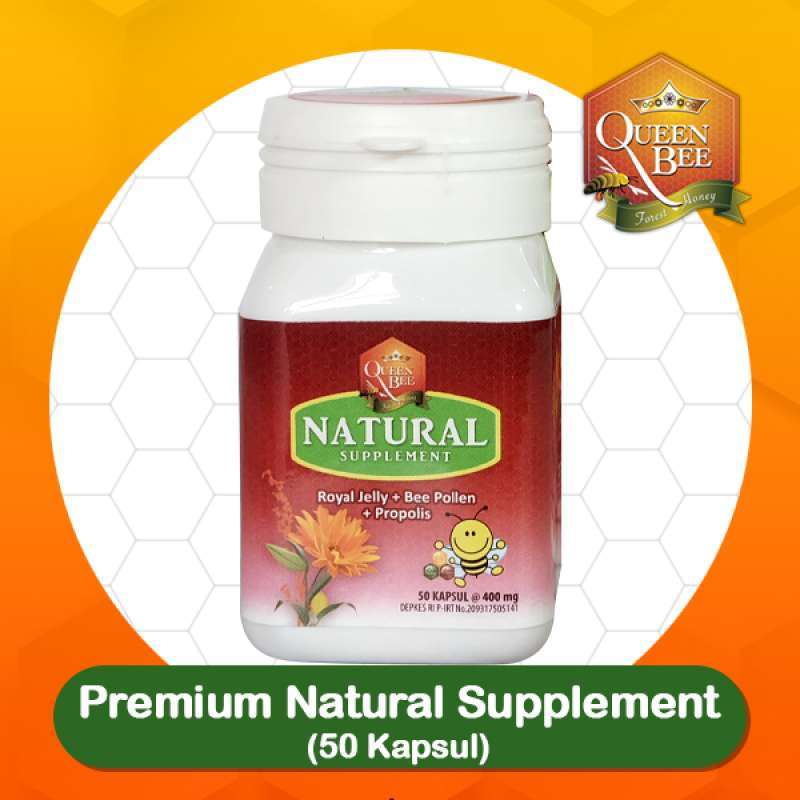 Promo Queen Bee Premium Natural Supplement 50 Caps Diskon 3% Di Seller ...
