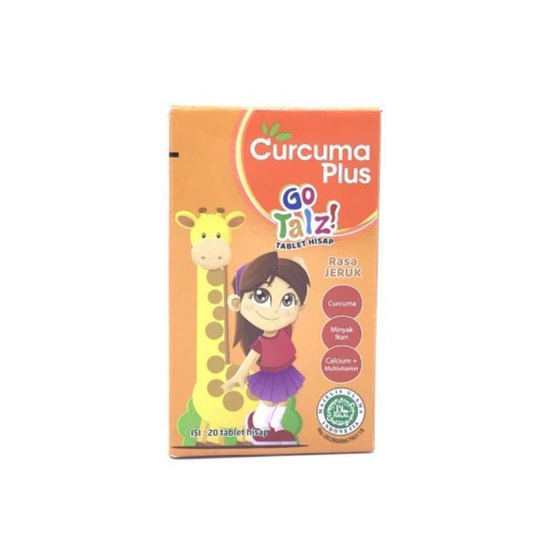 Jual Curcuma Plus Go Talz Jeruk Tablet 20`S di Seller Viva Apotek ...