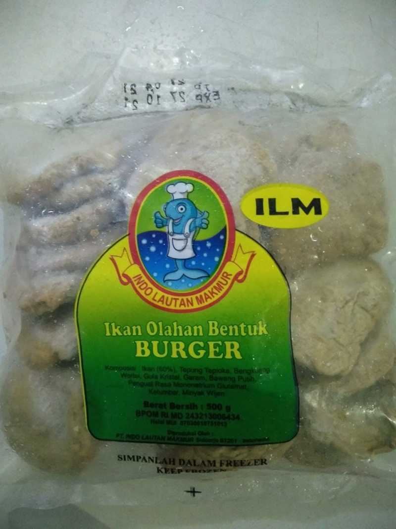 Jual ILM OLAHAN IKAN BURGER 500GR di Seller Langit frozen - Sidorahayu ...