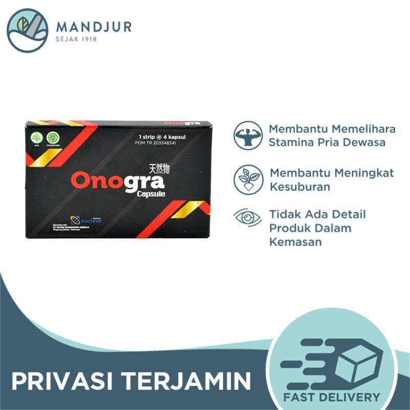 Jual Onogra Capsule - Suplemen Ekstrak Pasak Bumi Khusus Stamina Pria ...