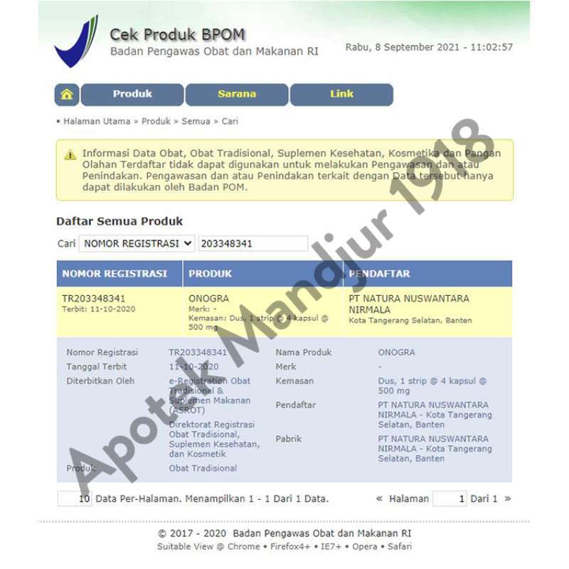 Jual Onogra Capsule - Suplemen Ekstrak Pasak Bumi Khusus Stamina Pria ...