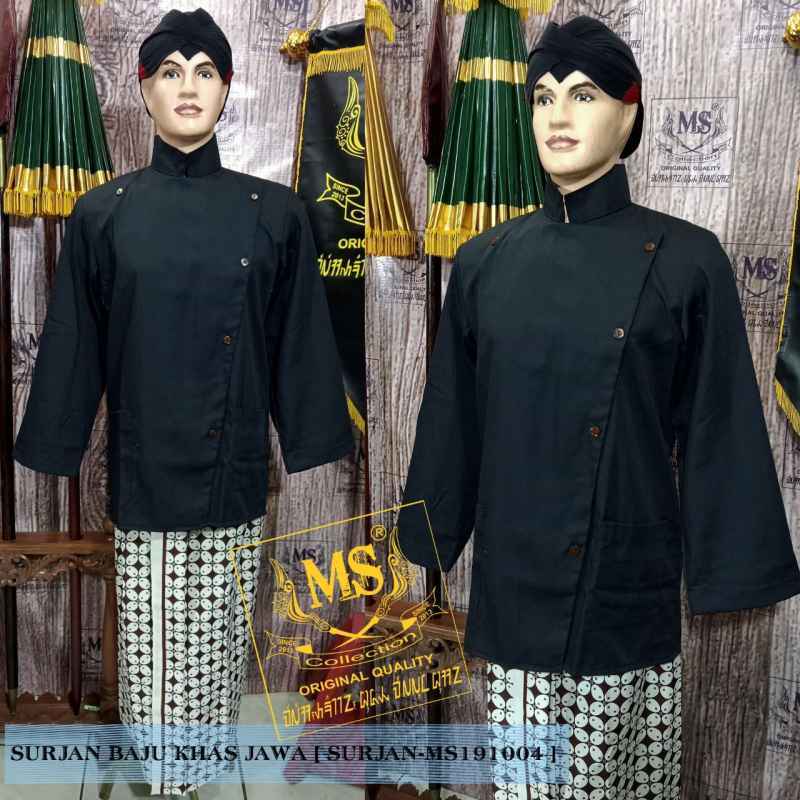 Jual Baju Surjan adat Jawa Alusan Hitam di Seller MSCollection - Karang Asem Barat, Kab. Bogor ...