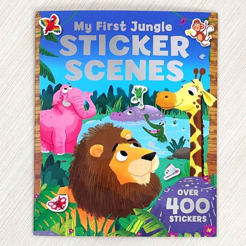 Jual My First Jungle Sticker Scenes Book With Over 400 Stickers Di ...