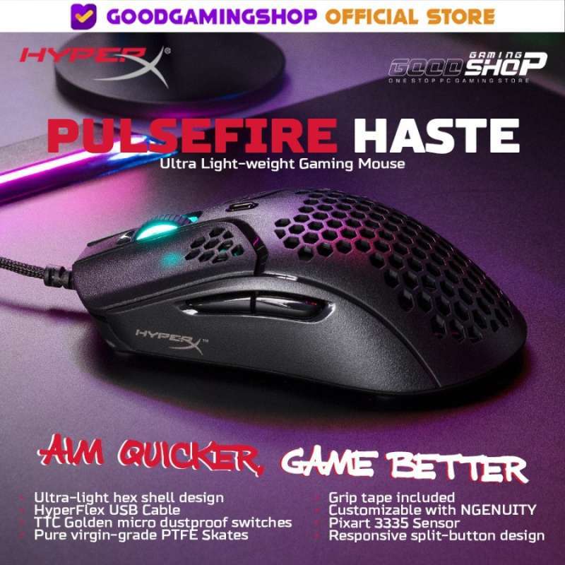 Jual HyperX Pulsefire Haste - Gaming Mouse di Seller GOOD GAMING SHOP - Mangga Dua Selatan, Kota ...