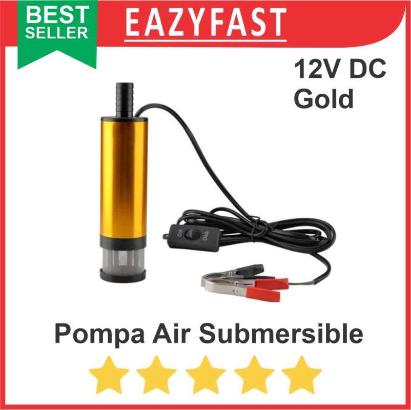 Jual Pompa Celup Mini Submersible Pump 12v DC Portable Air Oli Bensin ...