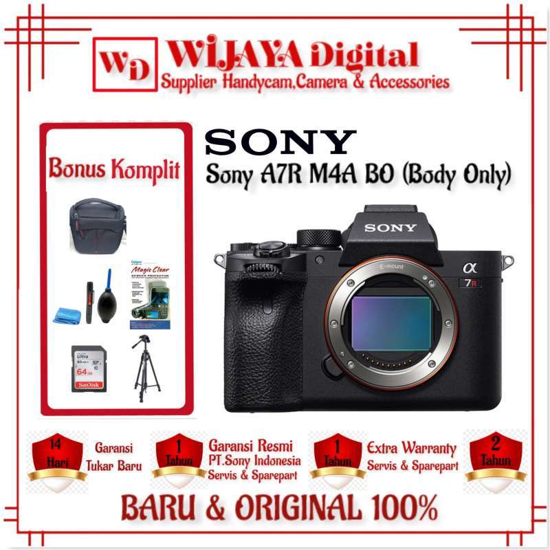 Jual Sony Alpha A7r Mark Iva Body Only - Sony A7r M4a Garansi Resmi - Paket Komplit Di Seller ...