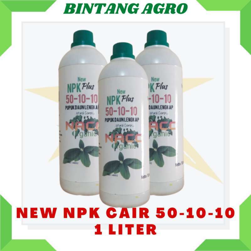 Promo Npk Cair 50 10 10 Pupuk Pertumbuhan Daun-pupuk Npk 50-10-10 Isi 1liter Diskon 35% Di ...