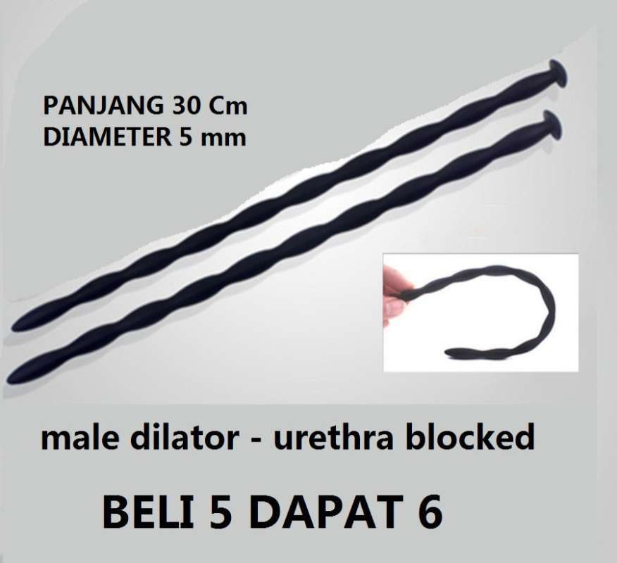 Jual D100 Silikon urethra kateter sound block urine alat bantu dilator ...