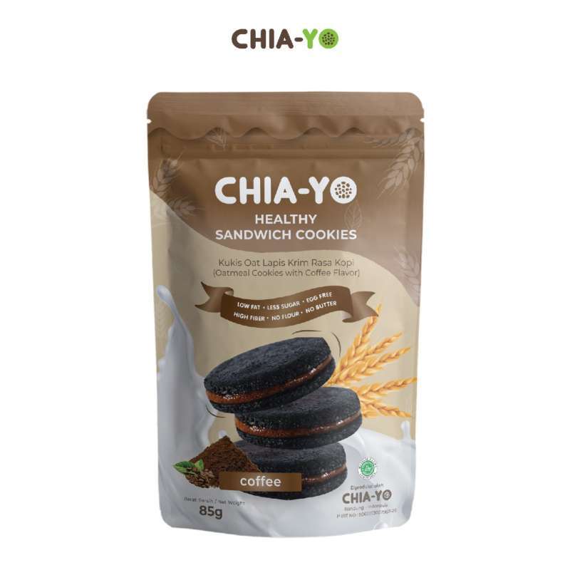 Promo Chia-yo Sandwich Cookies Coffee Biskuit [85 g] Diskon 7% di ...
